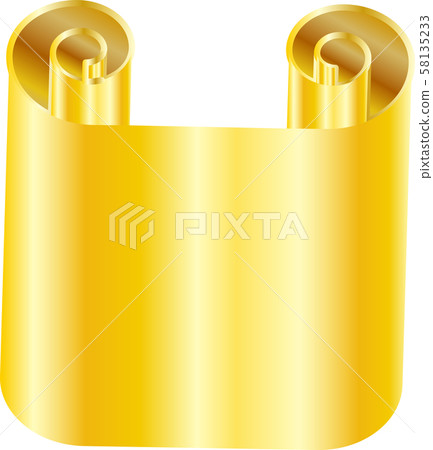 Scroll scroll title design material frame... - Stock Illustration ...