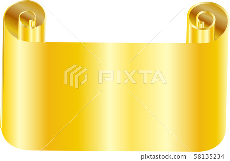 Scroll scroll title design material frame... - Stock Illustration ...