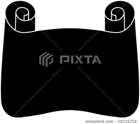 Scroll scroll title design material frame... - Stock Illustration ...