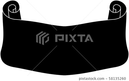 Scroll scroll title design material frame... - Stock Illustration ...