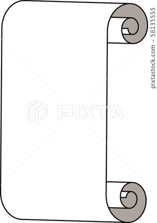 Scroll Scroll Title Design Material Frame... - Stock Illustration ...
