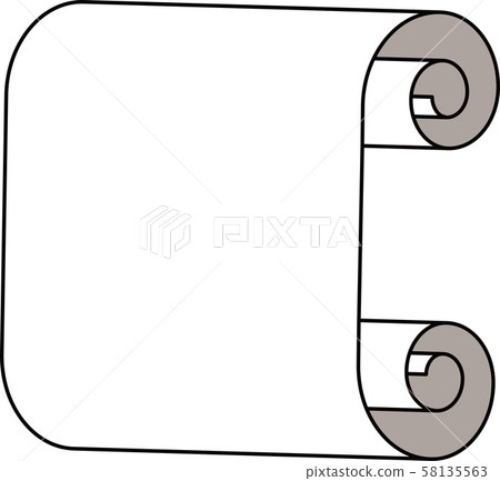 Scroll Scroll Title Design Material Frame... - Stock Illustration ...