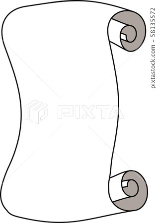 Scroll Scroll Title Design Material Frame... - Stock Illustration ...