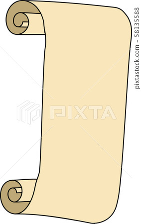 Scroll Scroll Title Design Material Frame... - Stock Illustration ...