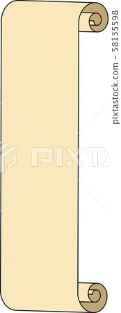 Scroll Scroll Title Design Material Frame... - Stock Illustration ...
