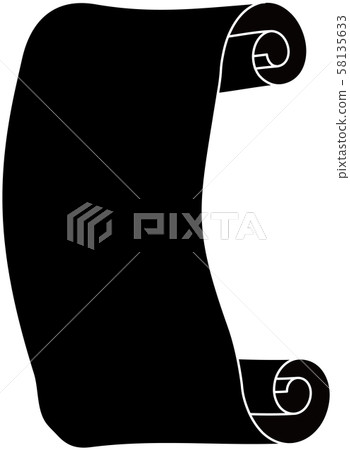 Scroll Scroll Title Design Material Frame... - Stock Illustration ...