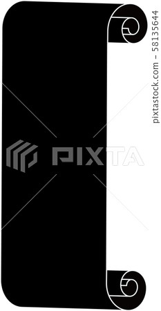 Scroll Scroll Title Design Material Frame... - Stock Illustration ...
