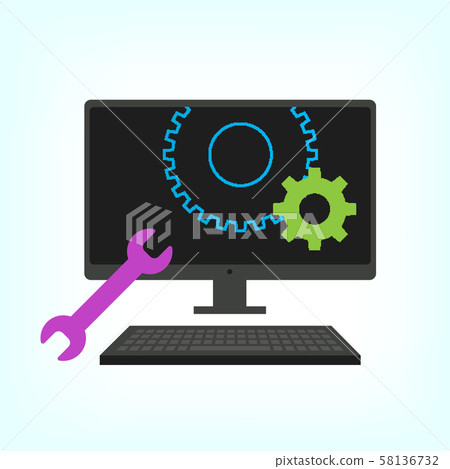 Security Maintenance Icon-插圖素材 [58136732] - PIXTA圖庫