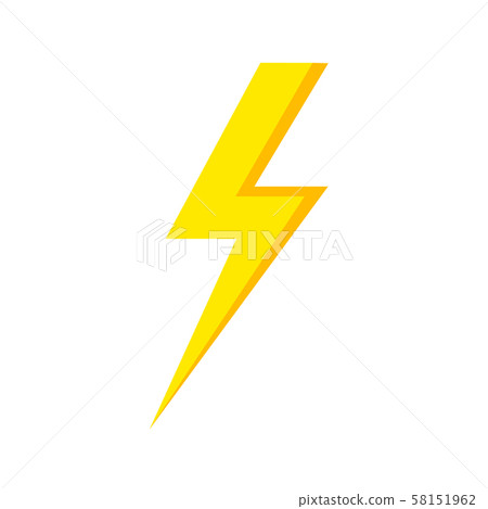 Lighting Flash Icon isolated. - Stock Illustration [58151962] - PIXTA