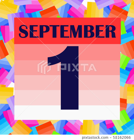 September 1 icon. For planning important day.... - Stock Illustration ...