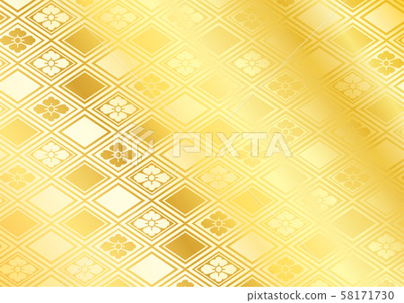 Japanese pattern background [Hanabishi] - Stock Illustration [58171730 ...