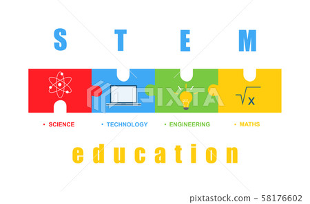 STEM education background - Stock Illustration [58176602] - PIXTA