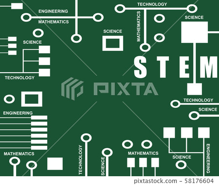 STEM background 2 - Stock Illustration [58176604] - PIXTA