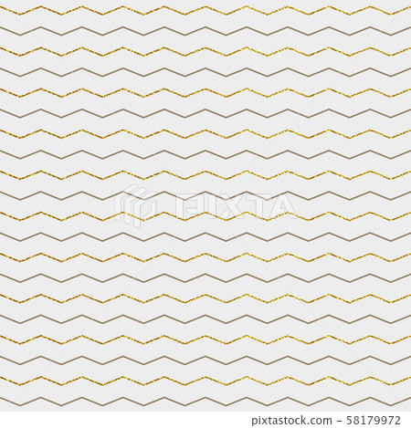 Seamless pattern with gold stripes - Stock Illustration [58179972] - PIXTA