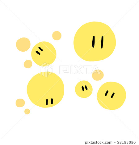 Pollen yellow sand - Stock Illustration [58185080] - PIXTA