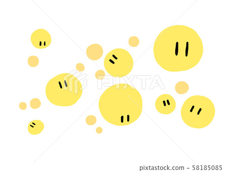 Pollen yellow sand - Stock Illustration [58185085] - PIXTA