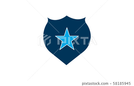 Defense badge vector icon. Simple flat symbol.... - Stock Illustration ...