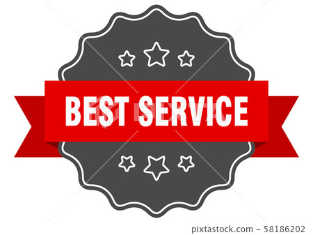 best service red label. best service isolated - Stock Illustration ...
