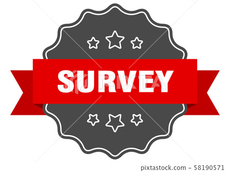 survey red label. survey isolated seal. survey - Stock Illustration ...