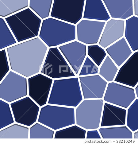 Random tile pattern (blue) - Stock Illustration [58210249] - PIXTA