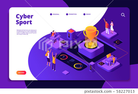 Cyber sport. Esports stream online video game... - Stock Illustration ...