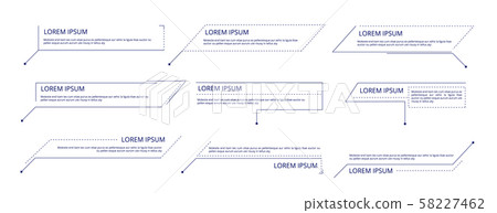 Callouts. Title text labels technology callout... - Stock Illustration ...
