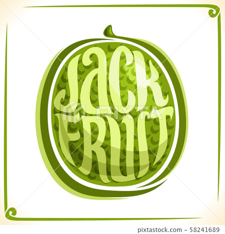 Vector logo for Jackfruit - Stock Illustration [58241689] - PIXTA