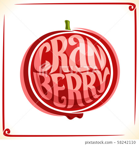 Vector logo for Cranberry - Stock Illustration [58242110] - PIXTA
