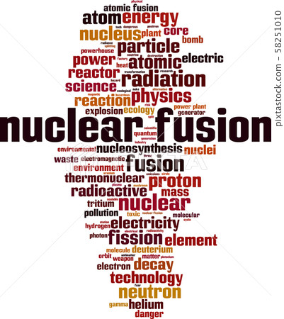 Nuclear fusion word cloud - Stock Illustration [58251010] - PIXTA