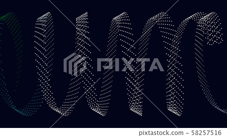CG particle twisting ball sheet - Stock Illustration [58257516] - PIXTA
