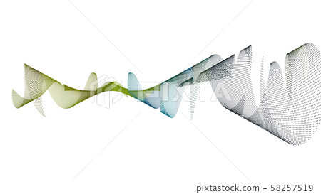 CG particle twisting ball sheet - Stock Illustration [58257519] - PIXTA