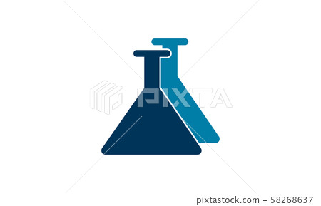Conical Flask icon vector, illustration logo... - Stock Illustration ...