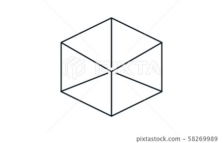 Cube vector icon. Simple flat symbol. Perfect... - Stock Illustration ...