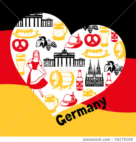 German background design. Germany national... - Stock Illustration ...