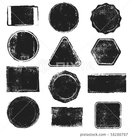 Grunge stamps. Distressed post stamp texture.... - Stock Illustration ...