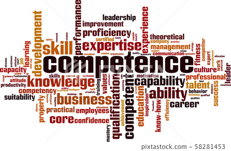Competence word cloud - Stock Illustration [58281453] - PIXTA