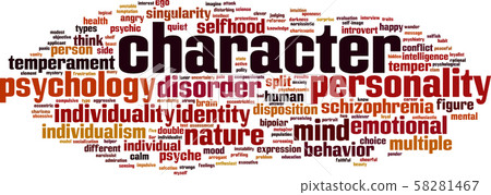 Character word cloud concept - Stock Illustration [58281467] - PIXTA