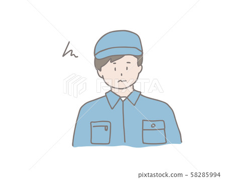 Young engineer man stress - Stock Illustration [58285994] - PIXTA