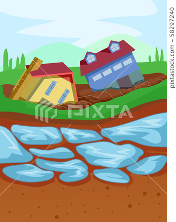 Thaw Permafrost Illustration - Stock Illustration [58297240] - PIXTA