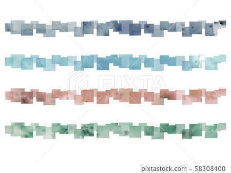 Watercolor texture lines - Stock Illustration [58308400] - PIXTA