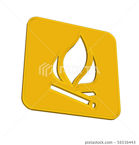 Open fire sign - Stock Illustration [58316443] - PIXTA