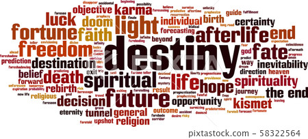 Destiny word cloud - Stock Illustration [58322564] - PIXTA
