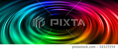 Colorful ripples on the water - Stock Illustration [58325554] - PIXTA
