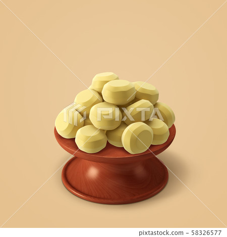 Korean traditional objects for the ancestral... - Stock Illustration ...
