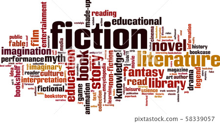 Fiction word cloud - Stock Illustration [58339057] - PIXTA