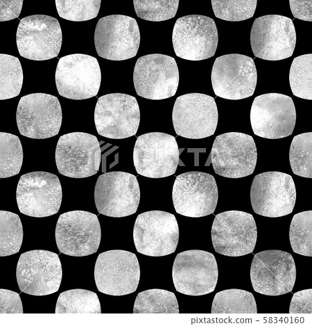 Seamless geometric pattern with grunge watercolor - Stock Illustration ...