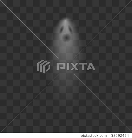 Realistic Ghost. Vector - Stock Illustration [58392454] - PIXTA