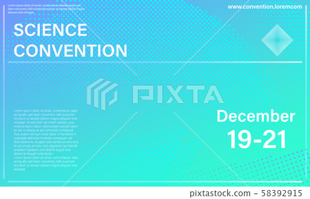 Conference design template. Business background. - Stock Illustration ...