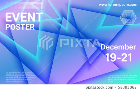 Conference design template. Business background. - Stock Illustration ...