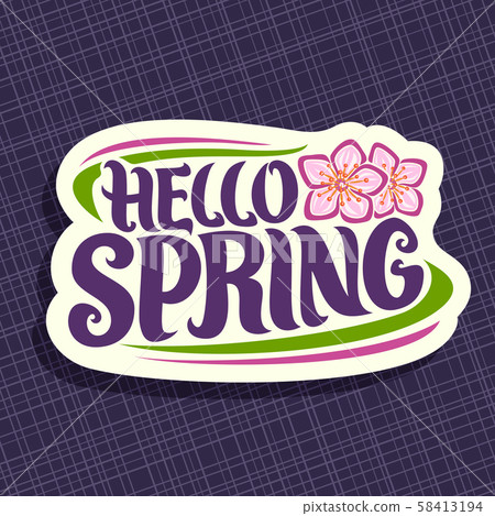 Vector Logo for Spring season - Stock Illustration [58413194] - PIXTA